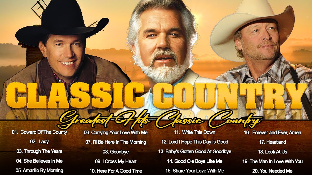 Best Classic Country Music - Greatest Hits Full album Best Songs Of ...
