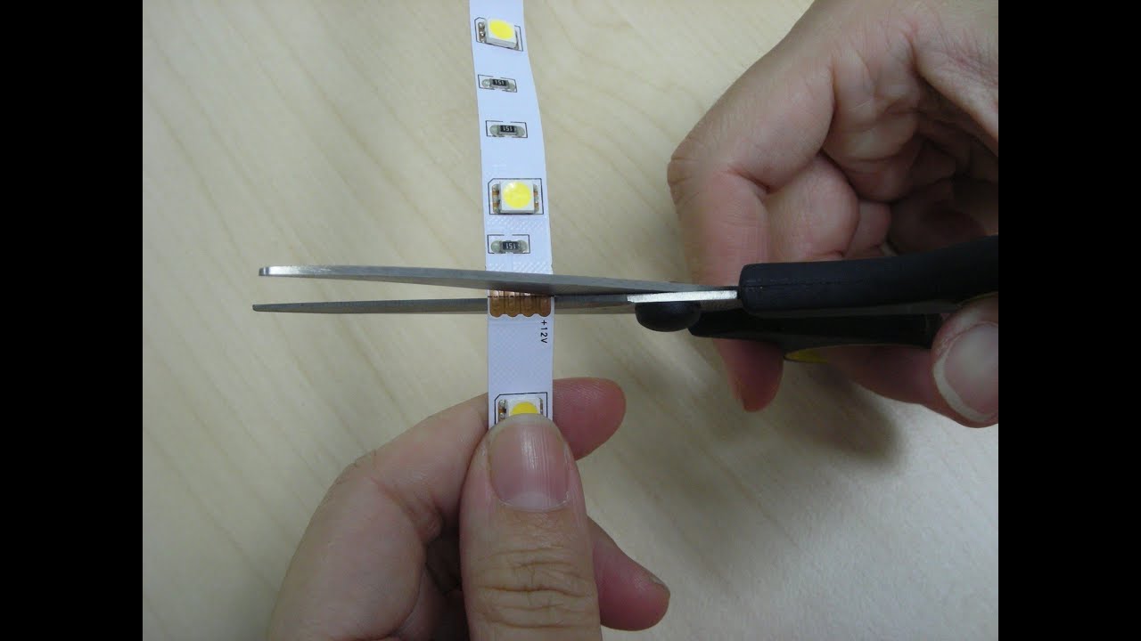 How To Cut The Strip Light - YouTube