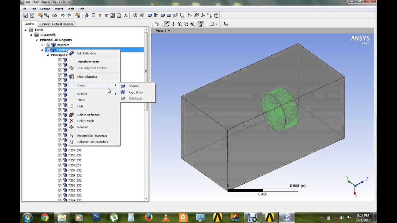3D FLUID ANALYSIS OF TURBOMACHINERY IN ANSYS CFX+FLUENT PART 1 ( MUBASHIR) - YouTube