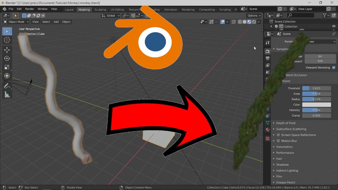 Blender Game Asset Creation | Vines - YouTube