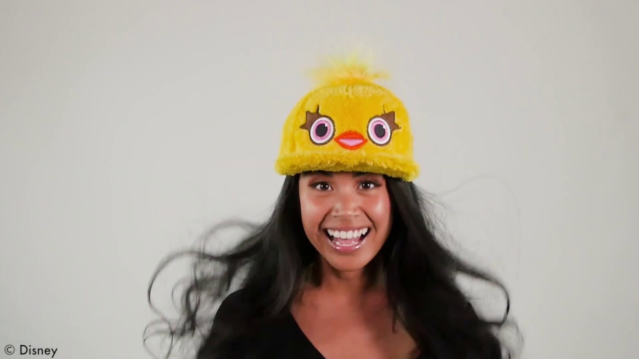 Disney and Pixar Toy Story 4 Ducky Fuzzy Cap - YouTube