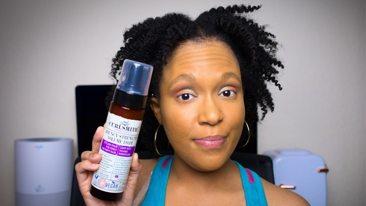 Trying out CURLSMITH'S BOUNCY STRENGTH VOLUME FOAM on 4C HAIR ...