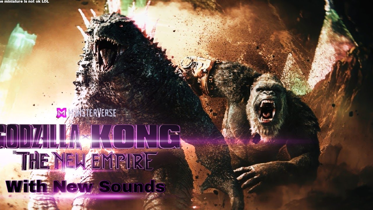 Godzilla and Kong running with new sound effects - Godzilla x Kong: The ...
