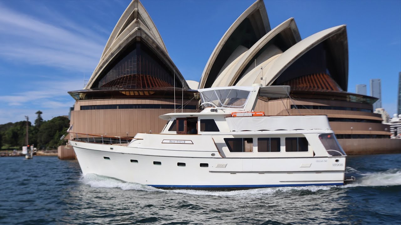 Ocean Alexander 50 Mk 1 Pilothouse - YouTube