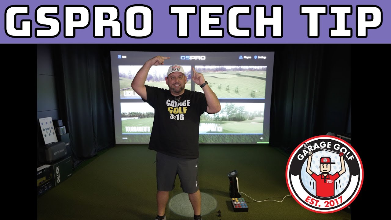 GSPRO Tech Tip For Portable Golf Launch Monitors - YouTube