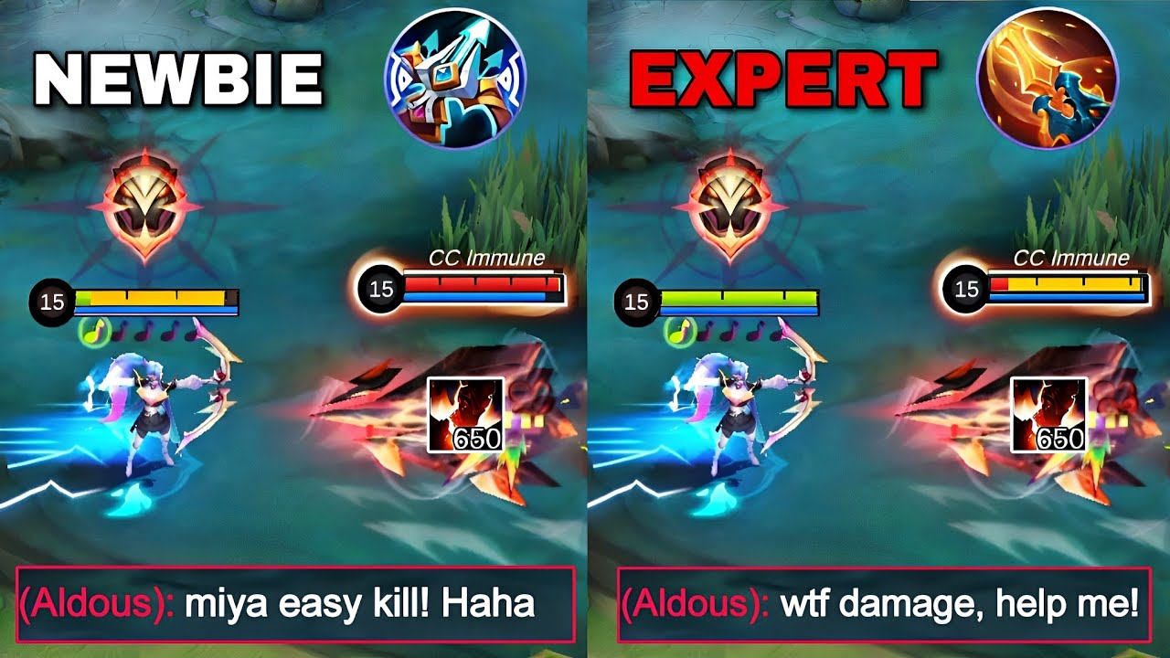 ALMOST SAVAGE!! MIYA NEW ONE SHOT BUILD COMBO (3RD SKILL + DRAGON SPEAR ...