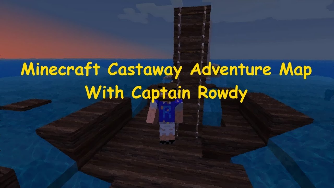 Minecraft Castaway Adventure Map #2 - Fightin' round the World - YouTube
