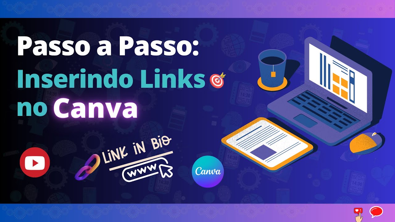 Inserindo links no CANVA! (Passo a passo) - YouTube