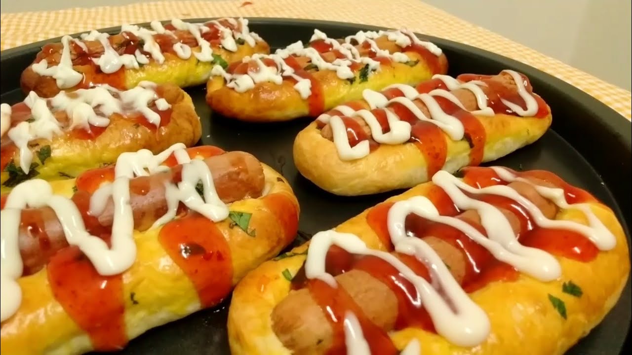 EASY SAUSAGE BREAD RECIPE | ROTI SOSEJ - YouTube