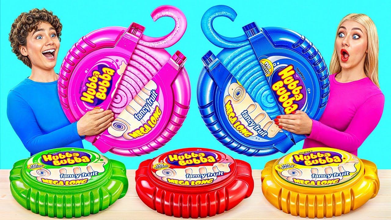 Batalla de Inflar Globos de Chicle | Momentos Divertidos por Bubba DO Challenge - YouTube