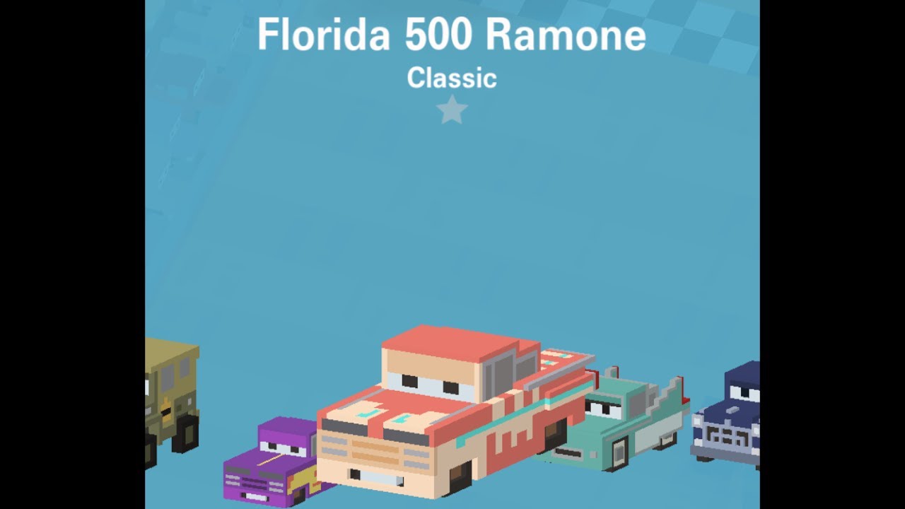 Disney Crossy Road - Florida 500 Ramone (Secret Character) - YouTube