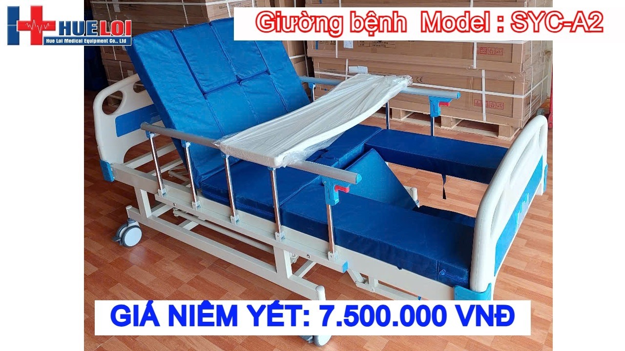 Giường bệnh 4 tay quay 10 chức năng SYC-A2 | Giường y tế - YouTube