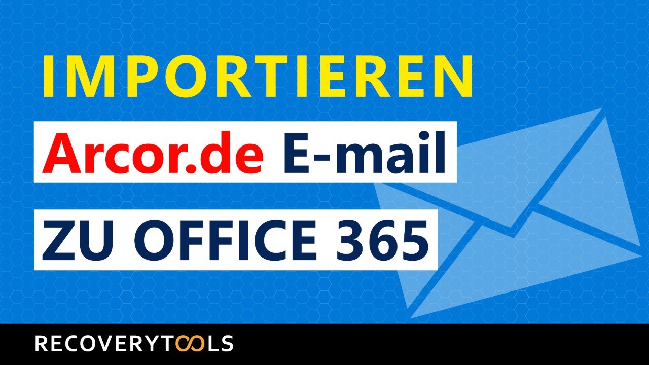 So importieren Sie Arcor.de (Arcor) Webmail in das Ofice 365-Konto ...