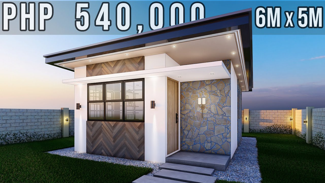 Small House Design with FLOORPLAN | 6m x 5m | 30 sqm | 1 Bedroom | PHP ...