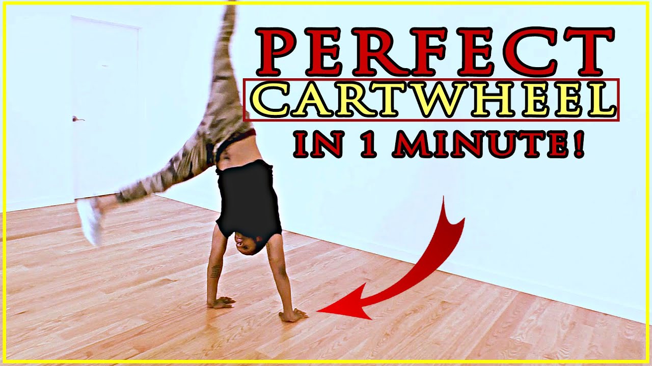 Learn a PERFECT CartWheel in 1 minute! (Beginner Gymnastics / Acro ...