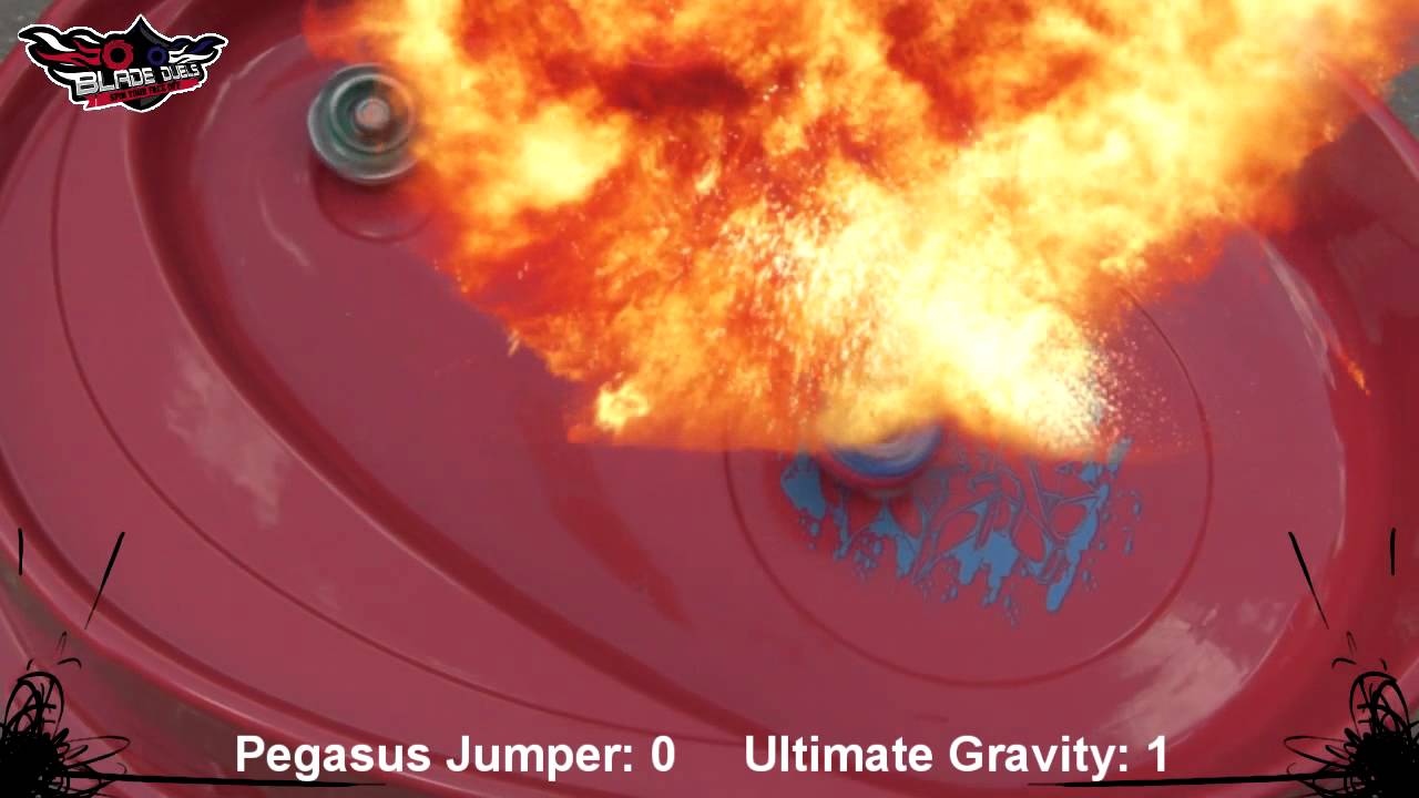Beyblade Battle: Pegasus Jumper vs. Ultimate Gravity Destroyer Attack ...