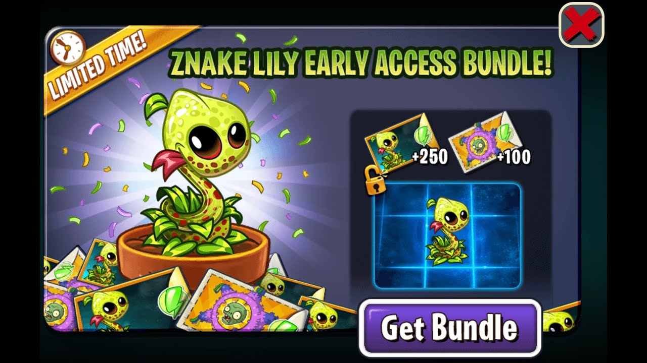 Plants vs Zombies 2–Znake Lily’s Tournament (Znake Lily’s Sassssy ...