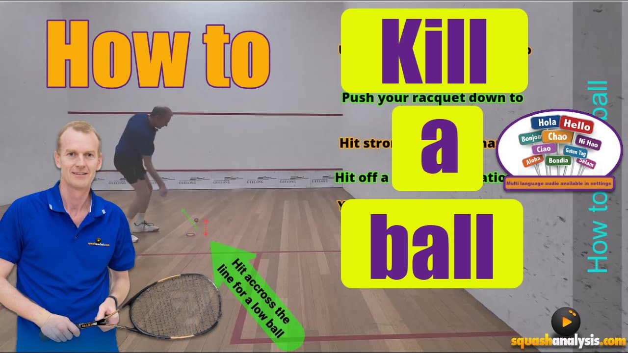 Squash - How to kill a ball. - YouTube