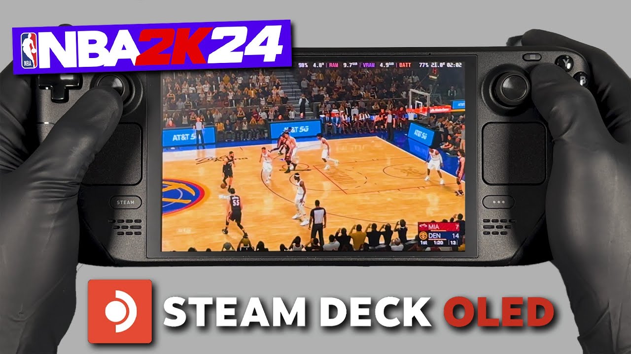 NBA 2K24 | Steam Deck Oled Gameplay | Steam OS - YouTube