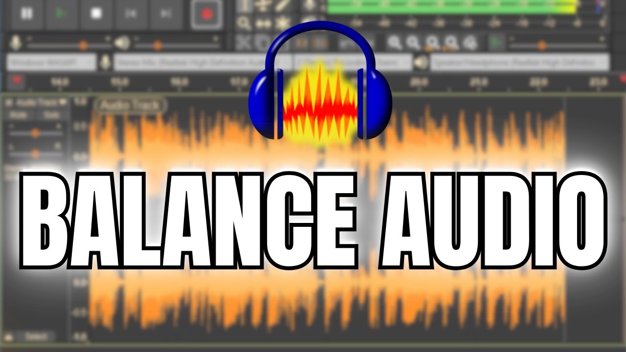 How to Balance Audio in Audacity 2025? - YouTube
