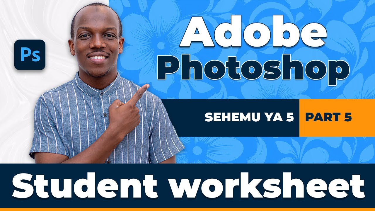 Adobe Photoshop Sehemu ya 5 : Worksheet - Shape Tools & Paint Bucket ...