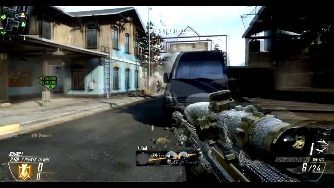 Black Ops 2 Quad Feed Sniper Montage - YouTube