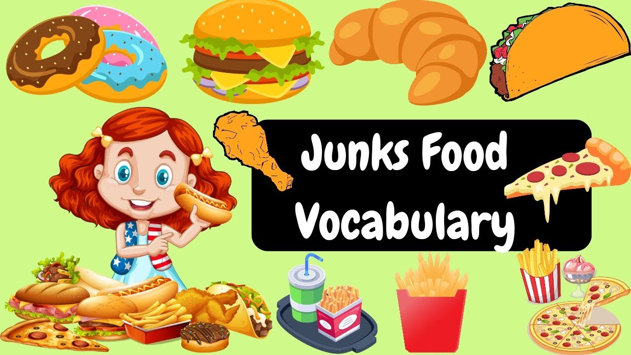 English vocabulary - junk's Food vocabulary - Food vocabulary - kids ...