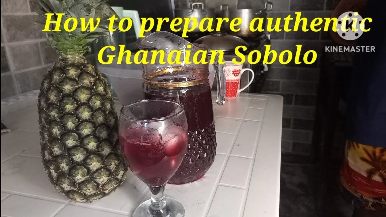 How to prepare authentic Ghanaian sobolo drink/zobo drink. chef Adom ...
