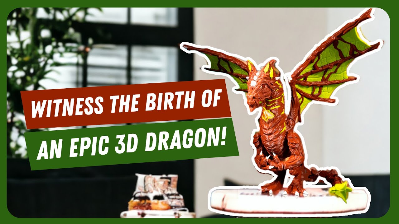 How to slice the Epic Moss Dragon - YouTube