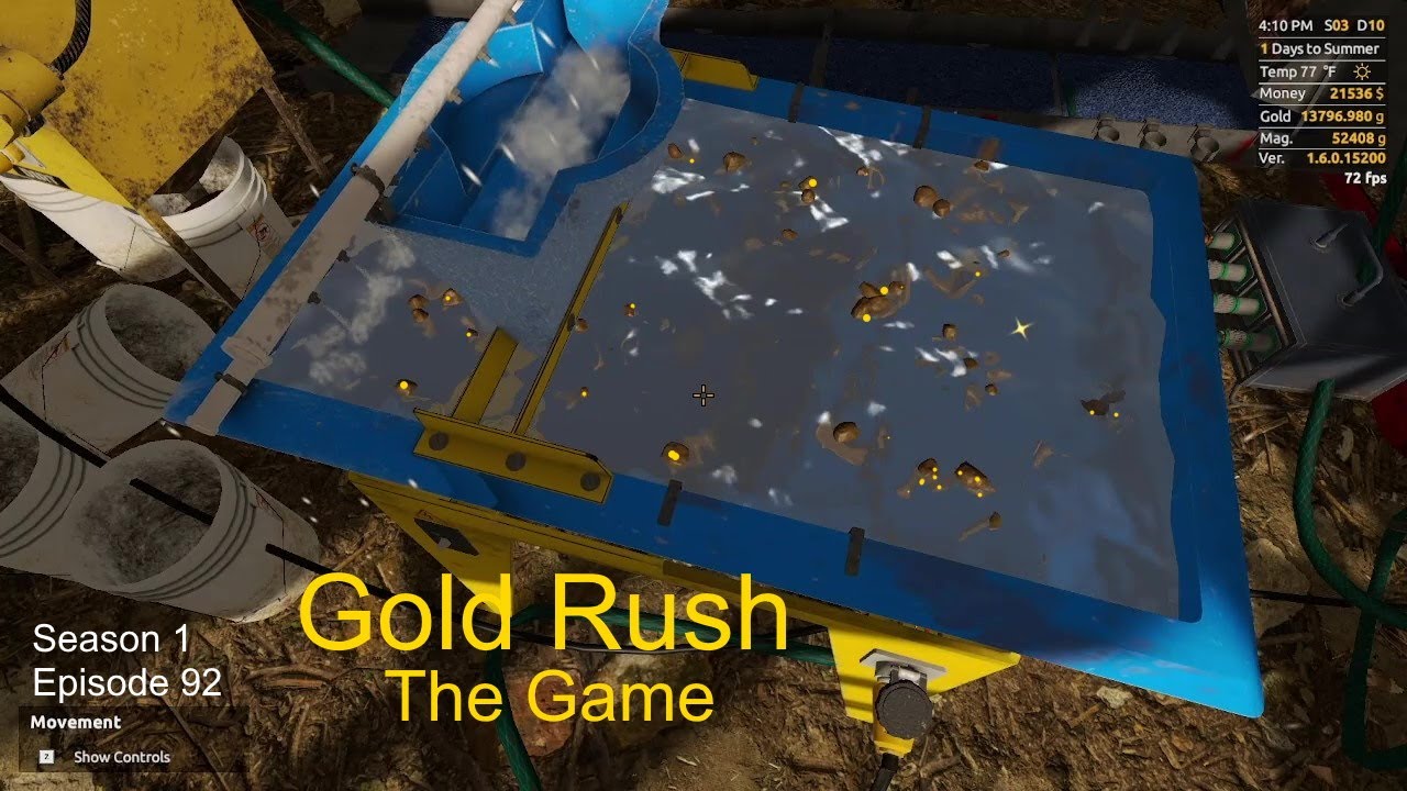 Gold Rush The Game | Complete Gold Clean Out At My Claim | Season 1 ...