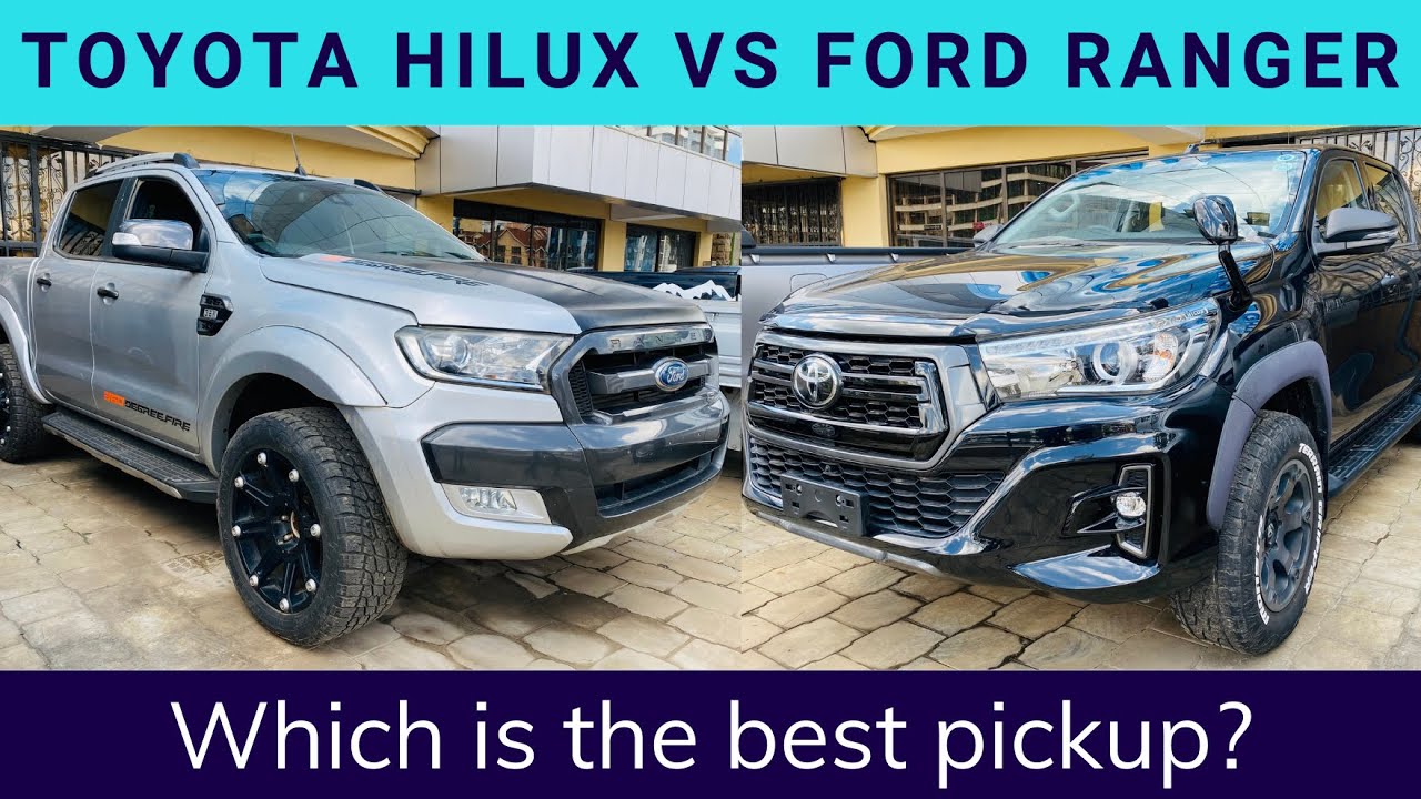 TOYOTA HILUX vs FORD RANGER WILDTRAK: Which is the best pickup? PART A ...