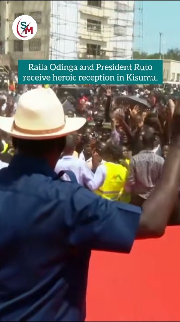 Raila,Ruto heroic welcome in Kisumu. #kenya #politics #trending - YouTube