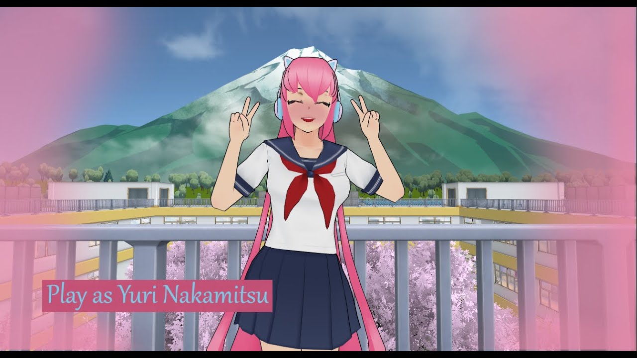 Play as my friend Yuri Nakamitsu+DL||Yandere Simulator - YouTube