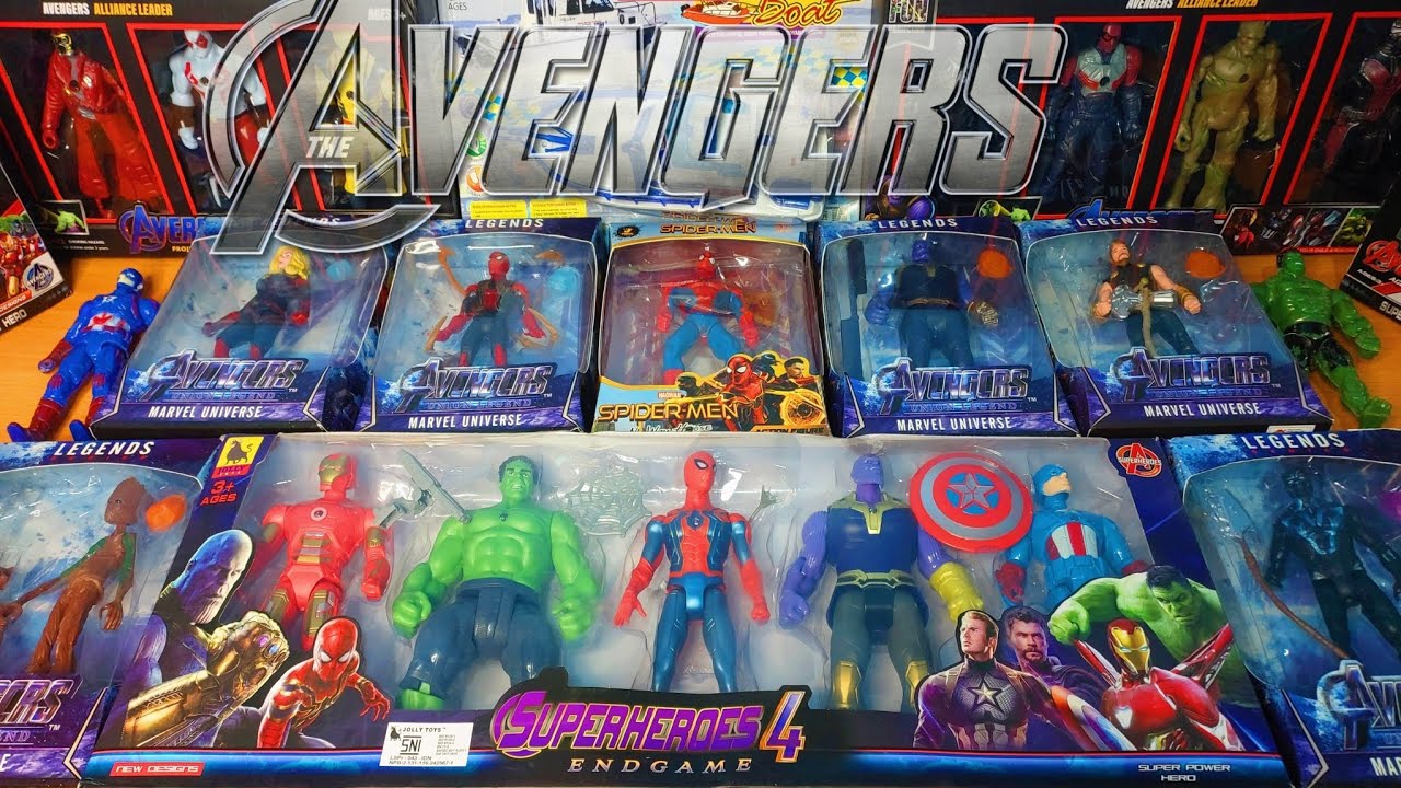 AVENGERS TOYS/Action Figures/Unboxing/Cheap Price/Spiderman,Thor ...