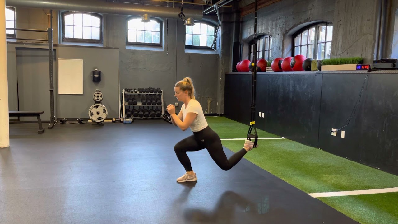 TRX: RFE Split Squat - YouTube