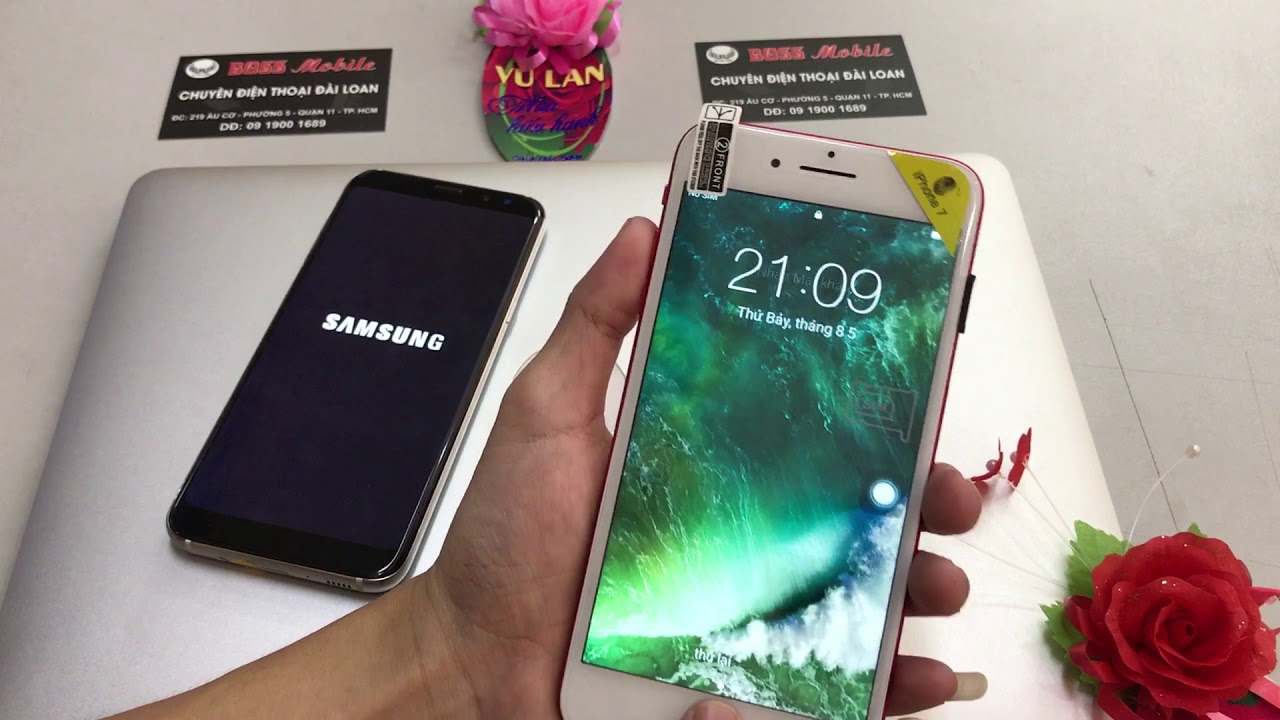 Bẻ khoá màn hình iP7 Plus ĐL và S8 Plus ĐL 1 cách dễ dàng - 30 giây ...