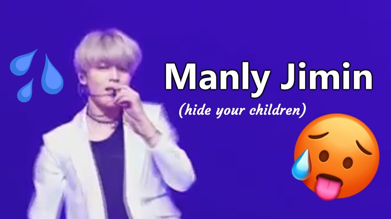BTS Jimin being manly - YouTube