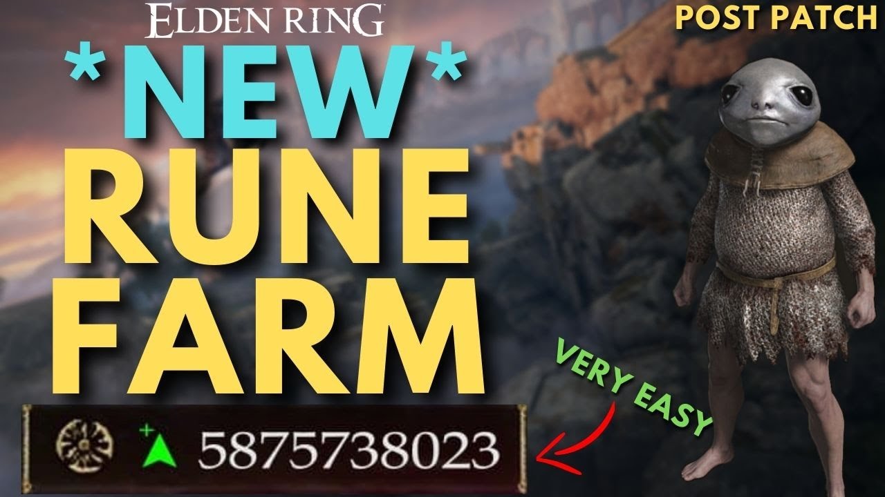 Elden Ring INSANE New EASY Rune Farm 3 Million Per Hour (Patch 1.04.2 ...