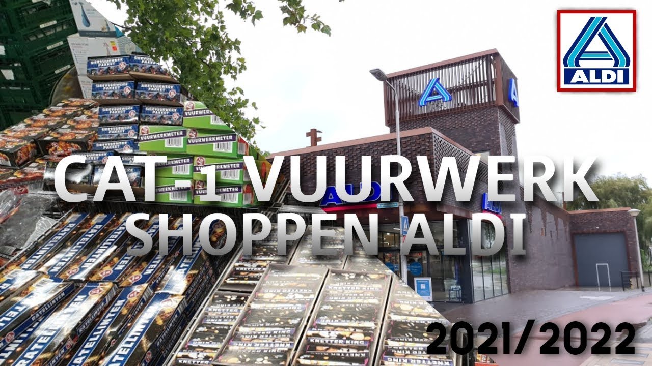 ALDI CAT 1 VUURWERK SHOPPEN!!! AFSTEKEN! (1080p) - YouTube
