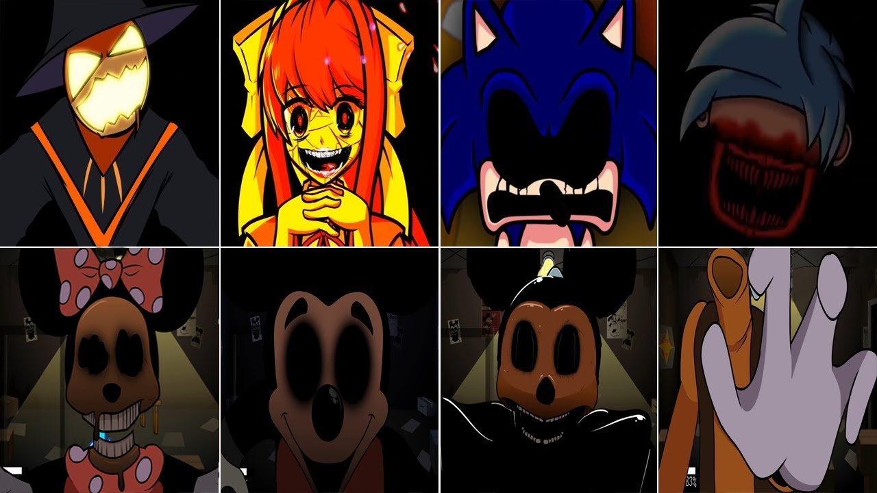 The Best Jumpscares in FNF - Friday Night Funkin - YouTube