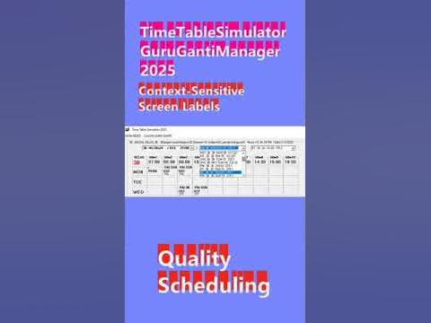 Time Table Generator 2025 - YouTube