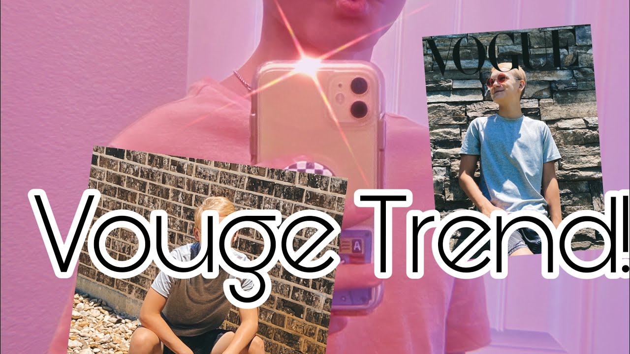 TRYING THE VOUGE TREND! - YouTube