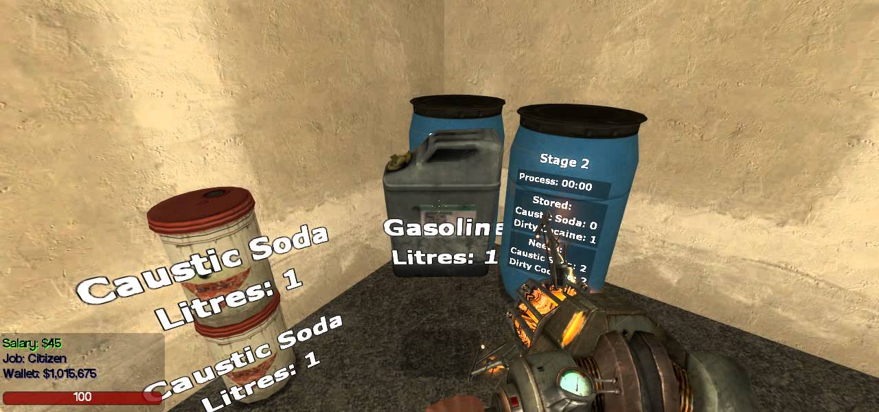 Cocaine Laboratory for DarkRP - YouTube