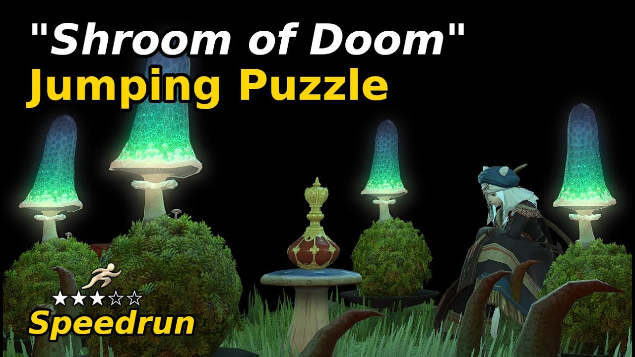 FFXIV - "Shroom of Doom" Jumping Puzzle Speedrun - YouTube