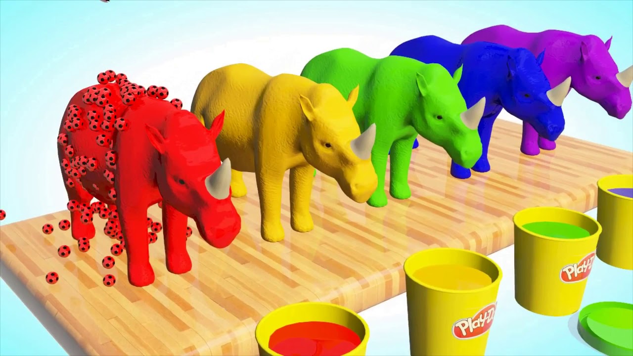 Learn Colors with PACMAN and 3D Fidget Spinner for Kid Children #l ...