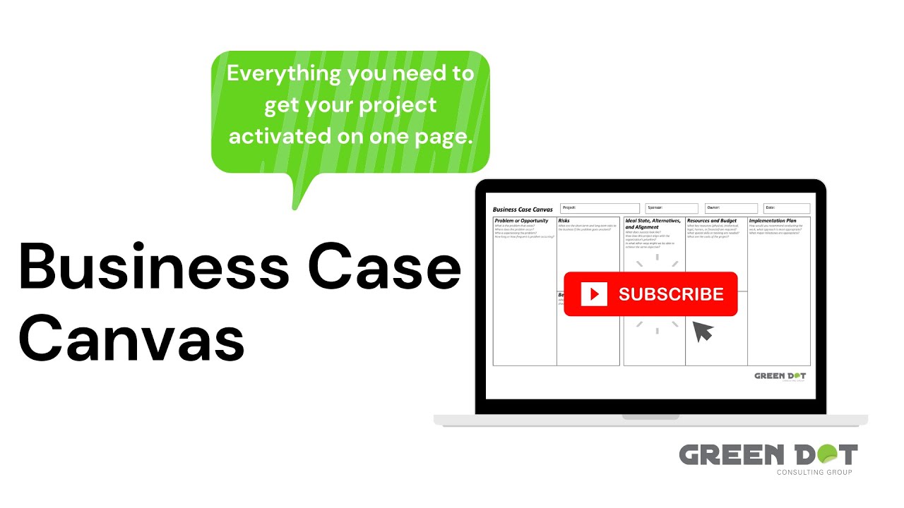 Using a Business Case Canvas - YouTube