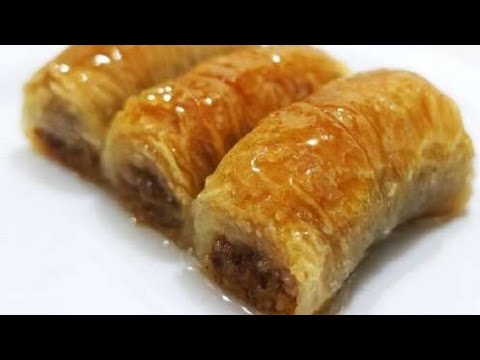 Турецкая пахлава. Turk paxlavasini tayyorlash. Qat qat paxlava - YouTube