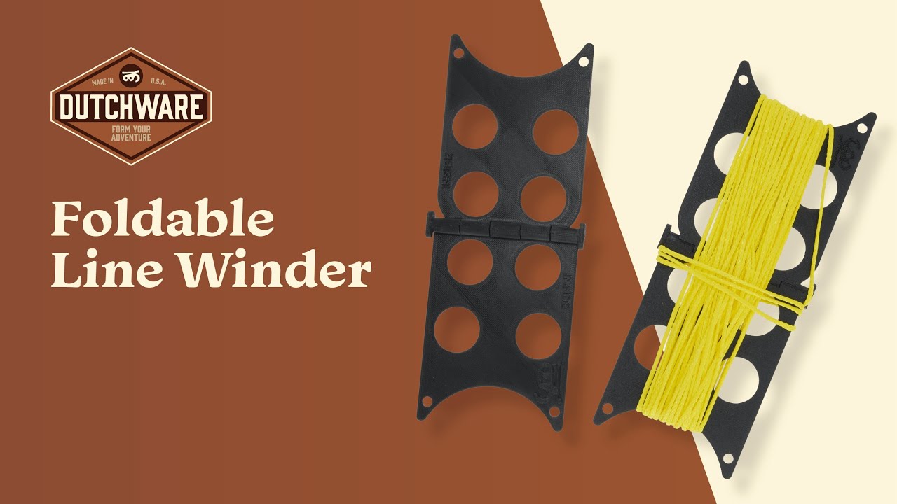 Foldable Line Winder - YouTube