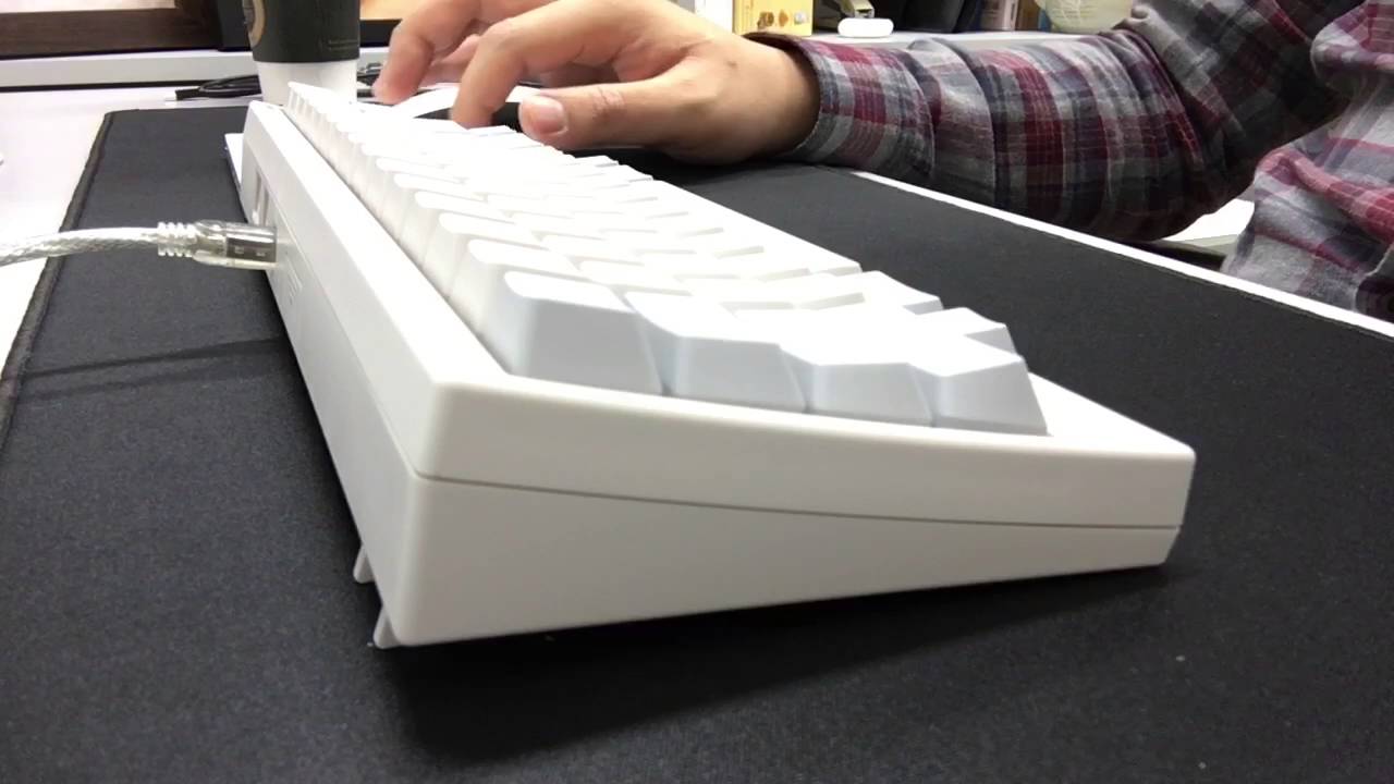 해피해킹 HHKB Pro 2 type-s 타건 - YouTube