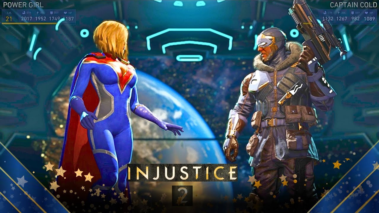 Injustice 2 - Power Girl Vs. Captain Cold - YouTube